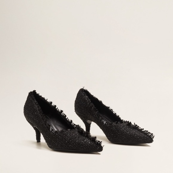 Mango | Shoes | New Mango Tweed Heels | Poshmark